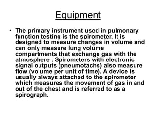 clinical approach Pulmonary function test .ppt