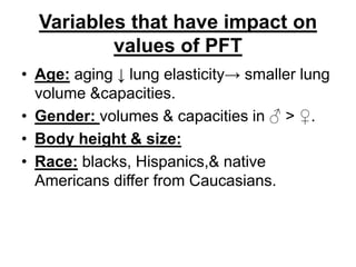 clinical approach Pulmonary function test .ppt