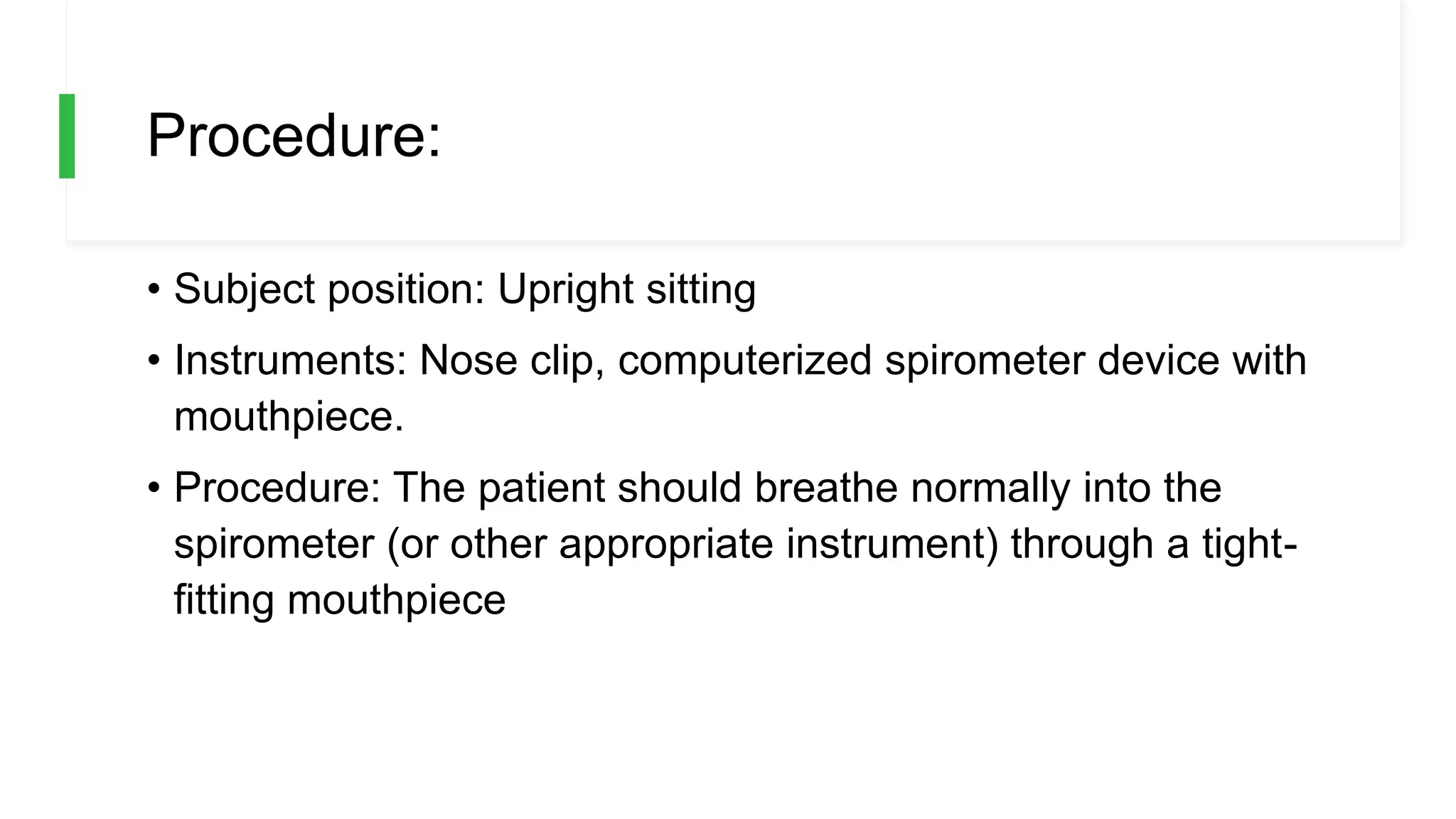 Pulmonary Function Test Ppt