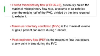 pulmonary Function Test | PPTX | Lung and Respiratory Health | Diseases ...