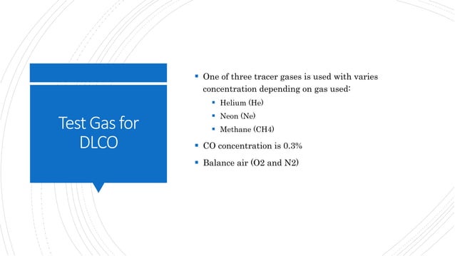 Diffusing Capacity Tests | PPTX