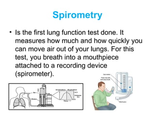 PFT - PULMONARY LUNG FUNCTION TEST POERPOINT PRESENTATION | PPT