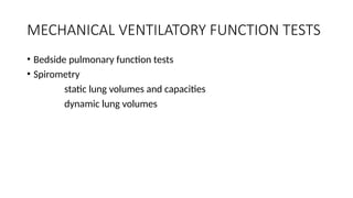 Pulmonary function test, bedside pft.pptx