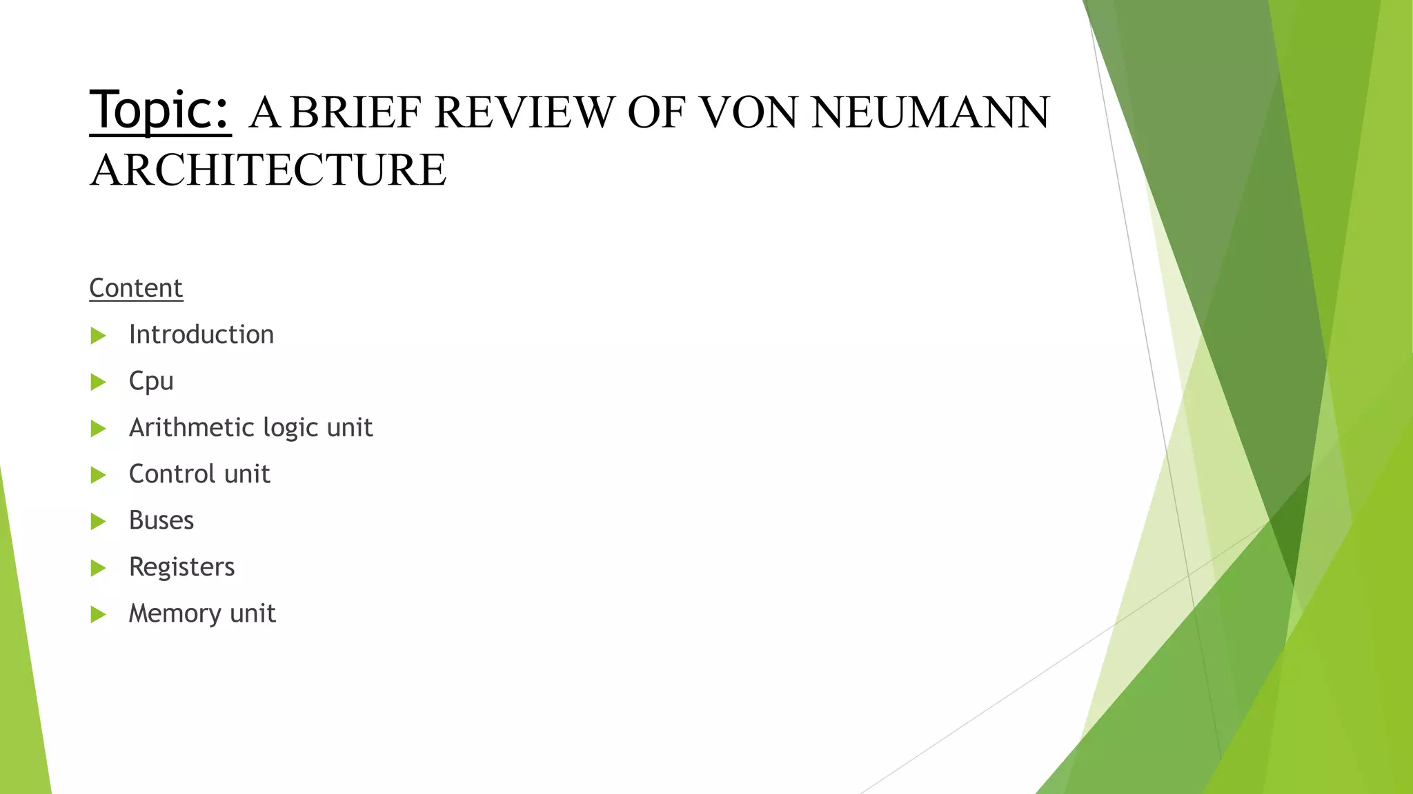 Memory Unit PPT | PPTX