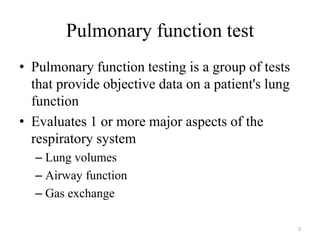 Pft interpretation | PPTX