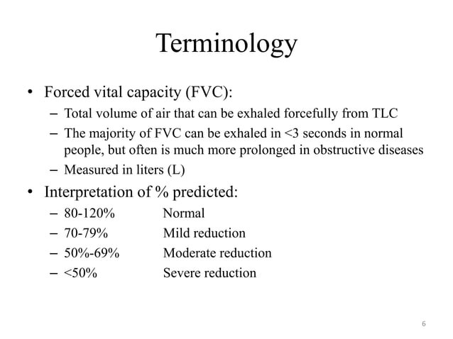 Pft interpretation | PPTX | Lung and Respiratory Health | Diseases and ...