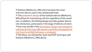 Push and Puff Technique for Mechanical Thrombectomy | PPT