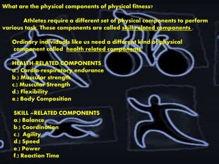 WHAT IS PHYSICAL FITNESS TEST (PFT)? | PPTX