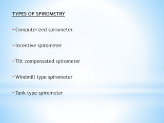 Pulmonary Function Test ppt | PPTX