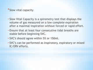 Pulmonary Function Test ppt | PPTX