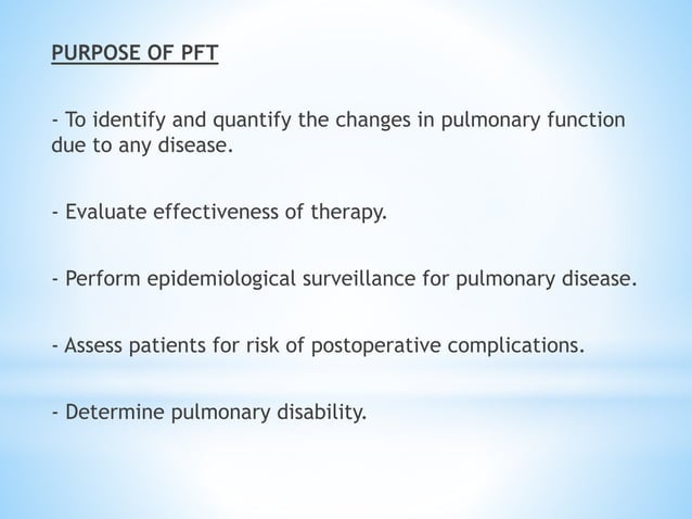 Pulmonary Function Test ppt | PPTX