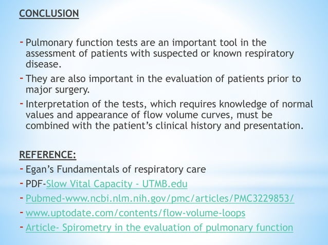 Pulmonary Function Test ppt | PPTX