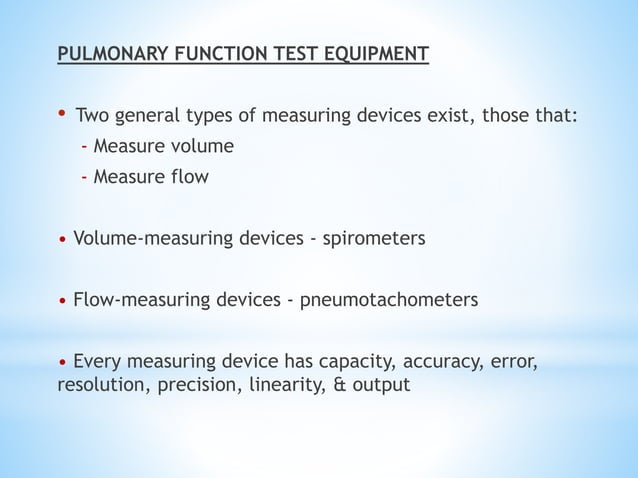 Pulmonary Function Test ppt | PPTX