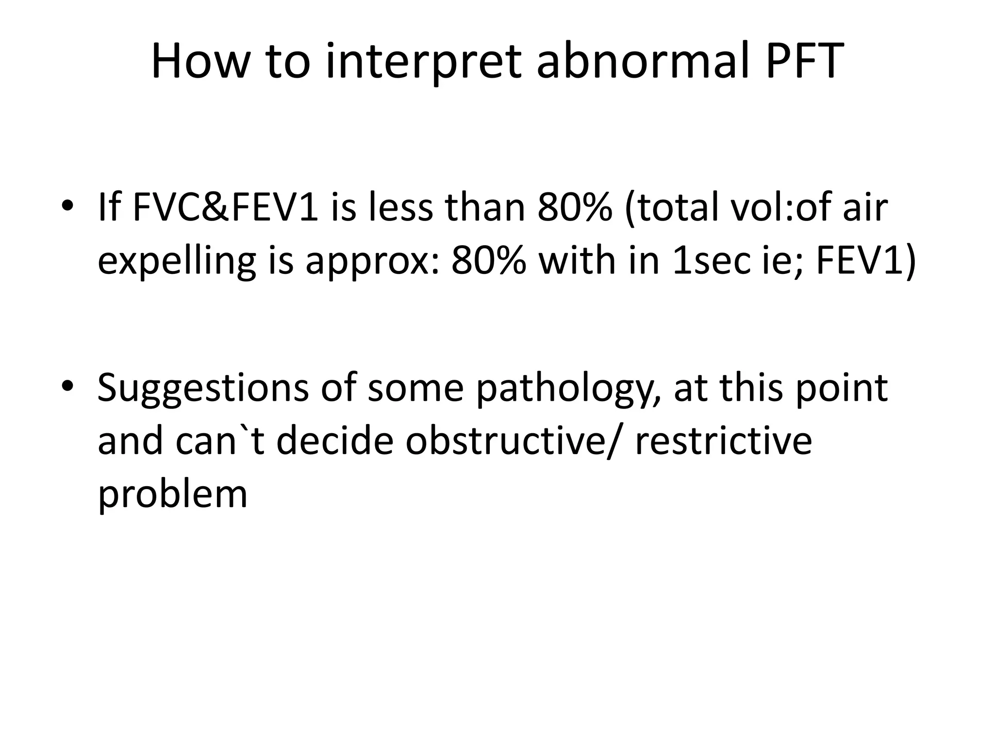 Pulmonary Function Test | PPTX