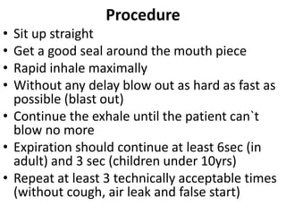 Pulmonary Function Test | PPTX