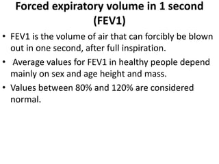 Pulmonary Function Test | PPTX