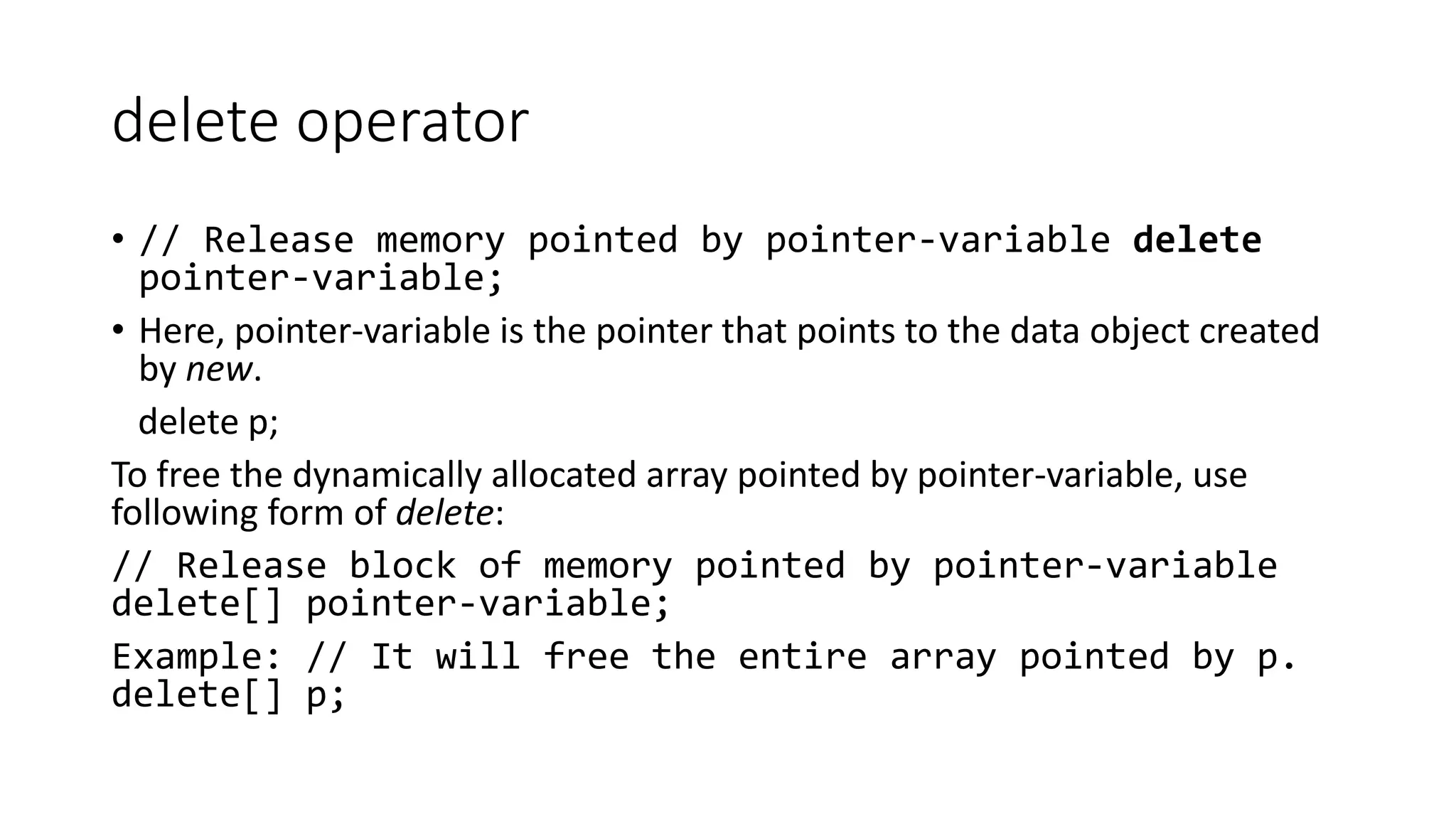 Pf Ue Lec 7 Pointers Programming Fundamentals 2 Pptx