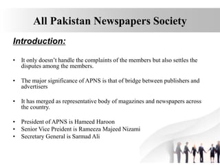 Constitution, Mission and Code of Practice of Pakistan Federal Union of ...