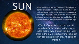 Comprehensive Exploration of Our Solar System and Its Planets | PPTX