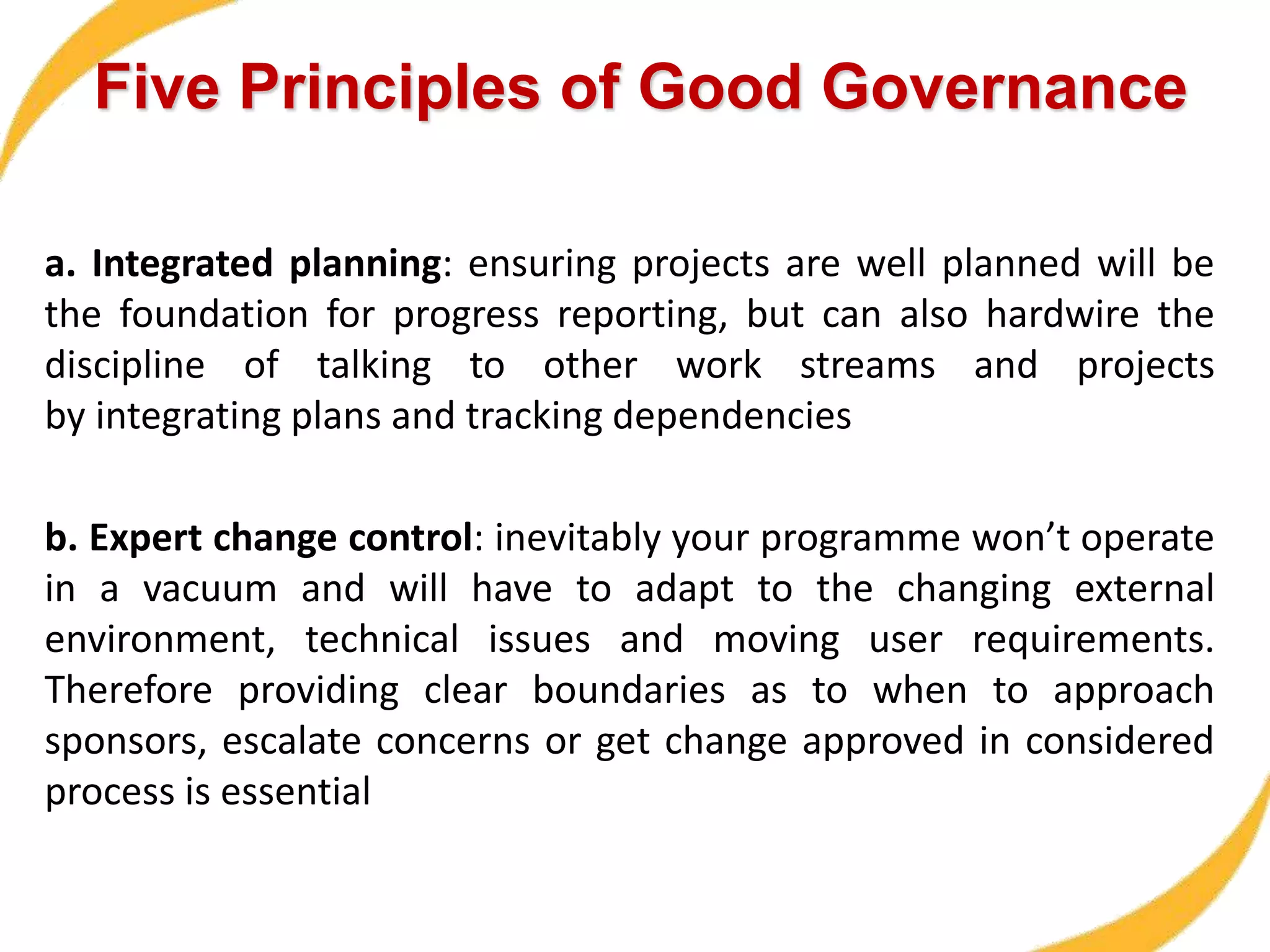 Project Governance | PPT