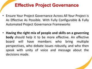 Project Governance | PPT