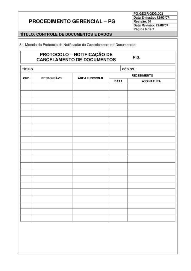 Modelo De Termo De Entrega De Documentos