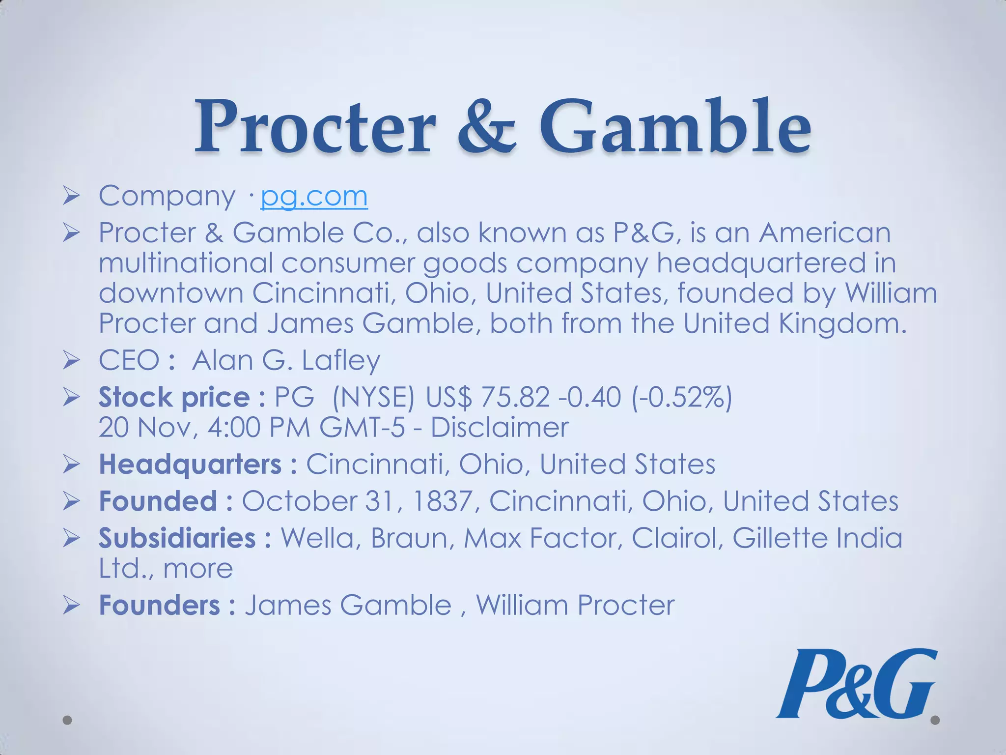 P&G Marketing Capabilities case study | PDF