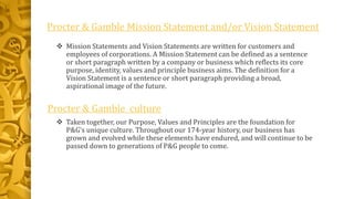 Procter & Gamble(P&G) | PPTX