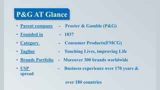 P & g | PPTX | Retail Industry | Industries