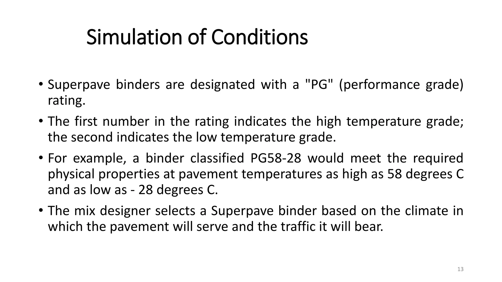 Introduction to superpave & Performance Grading(P.G) | PPTX