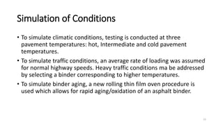 Introduction to superpave & Performance Grading(P.G) | PPTX