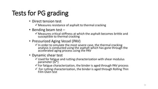 Introduction to superpave & Performance Grading(P.G) | PPTX