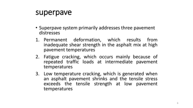Introduction to superpave & Performance Grading(P.G) | PPTX