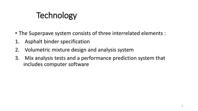 Introduction to superpave & Performance Grading(P.G) | PPTX