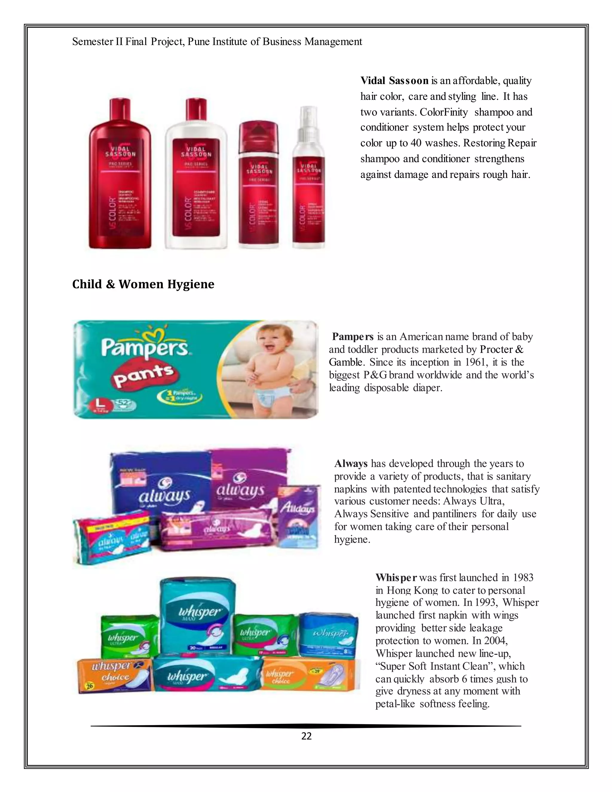 Report on Procter & Gamble (P&G) | DOCX