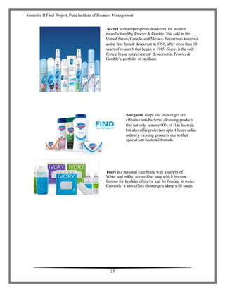 Report on Procter & Gamble (P&G) | DOCX