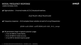 PG-4037, Fast modal analysis with NX Nastran and GPUs, by Leonard ...