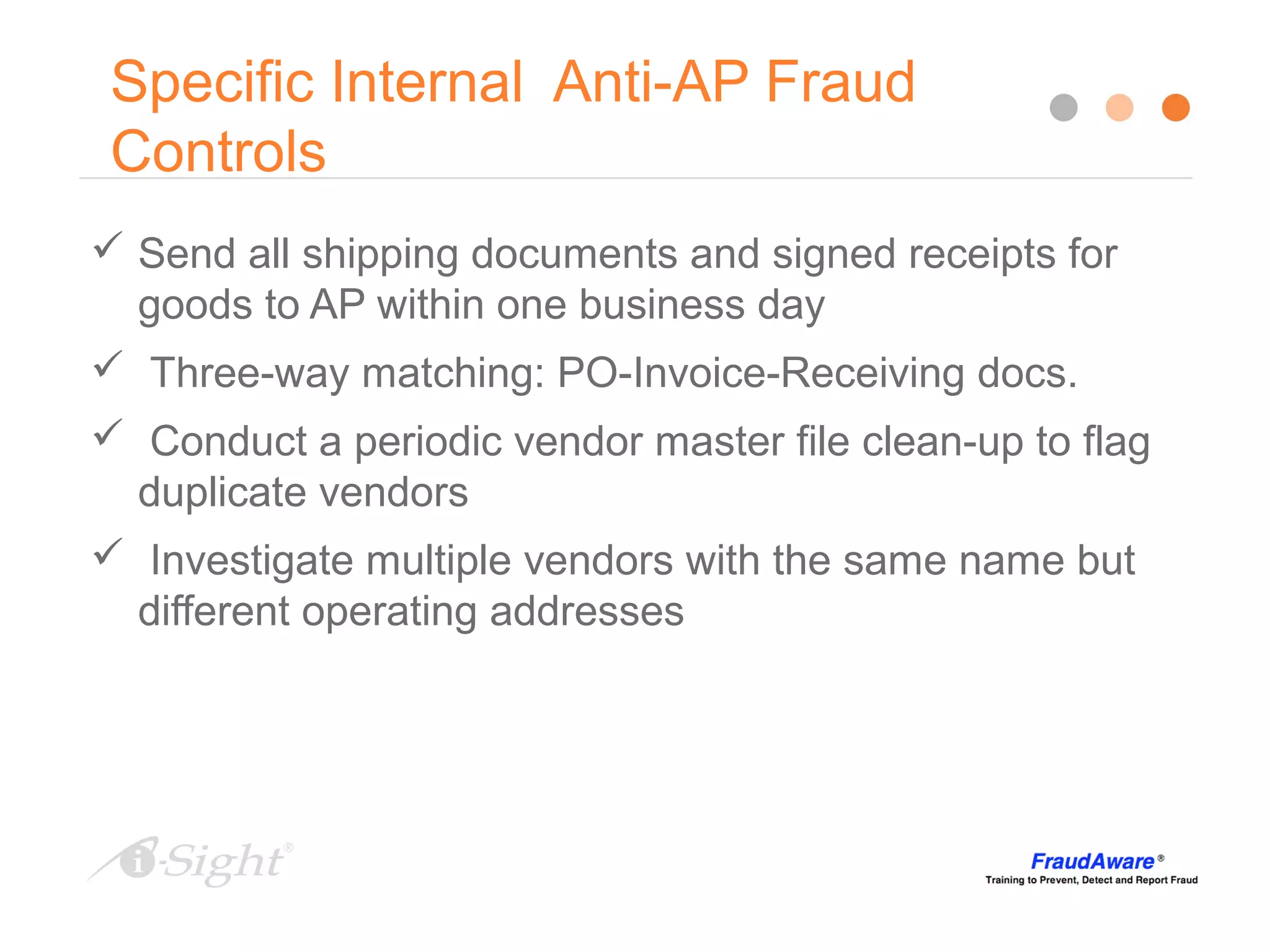 Accounts Payable Fraud: Keys to Detection and Prevention | PPT