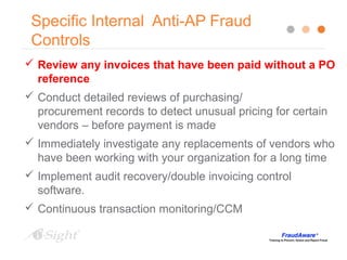 Accounts Payable Fraud: Keys to Detection and Prevention | PPT