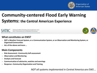 Community-centered Flood Early Warning Systems: the Central American ...