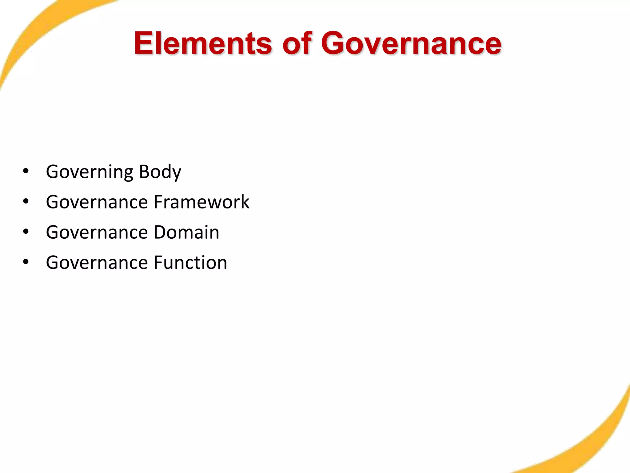 Project Governance Intro | PPT