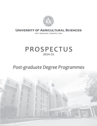 PG Prospectus-2014-15 | PDF | Postgraduate Education | College Education