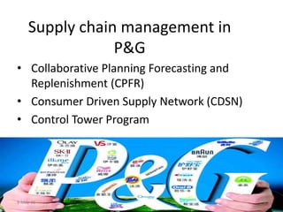 P&G supply chain | PPTX