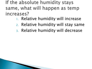 Pg tp-class21-humidity | PPTX