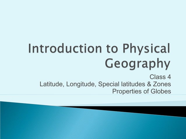 Pg tp-class4, latitude and longitude | PPT