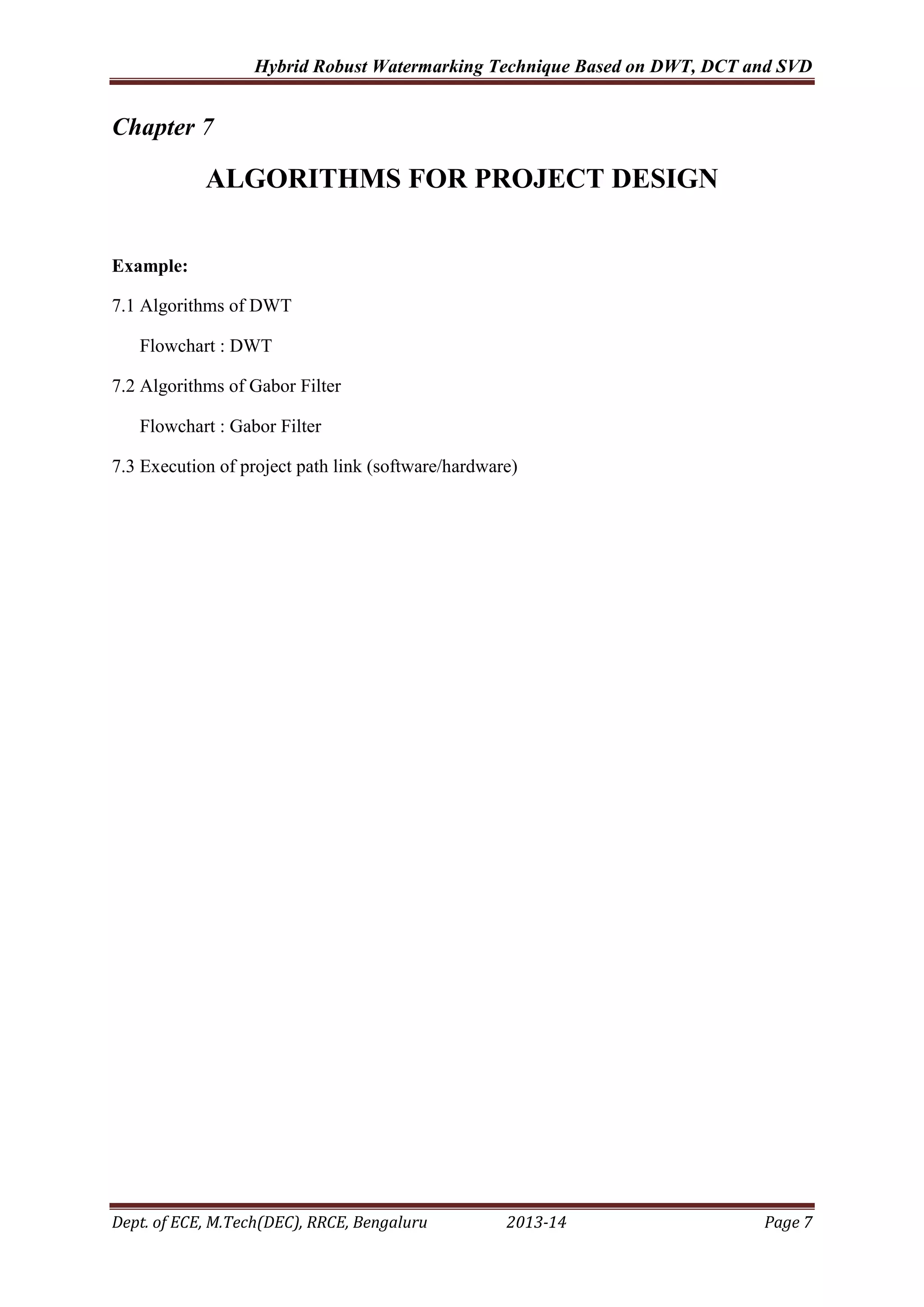 VTU PG Program-M.Tech Project Report Format | PDF