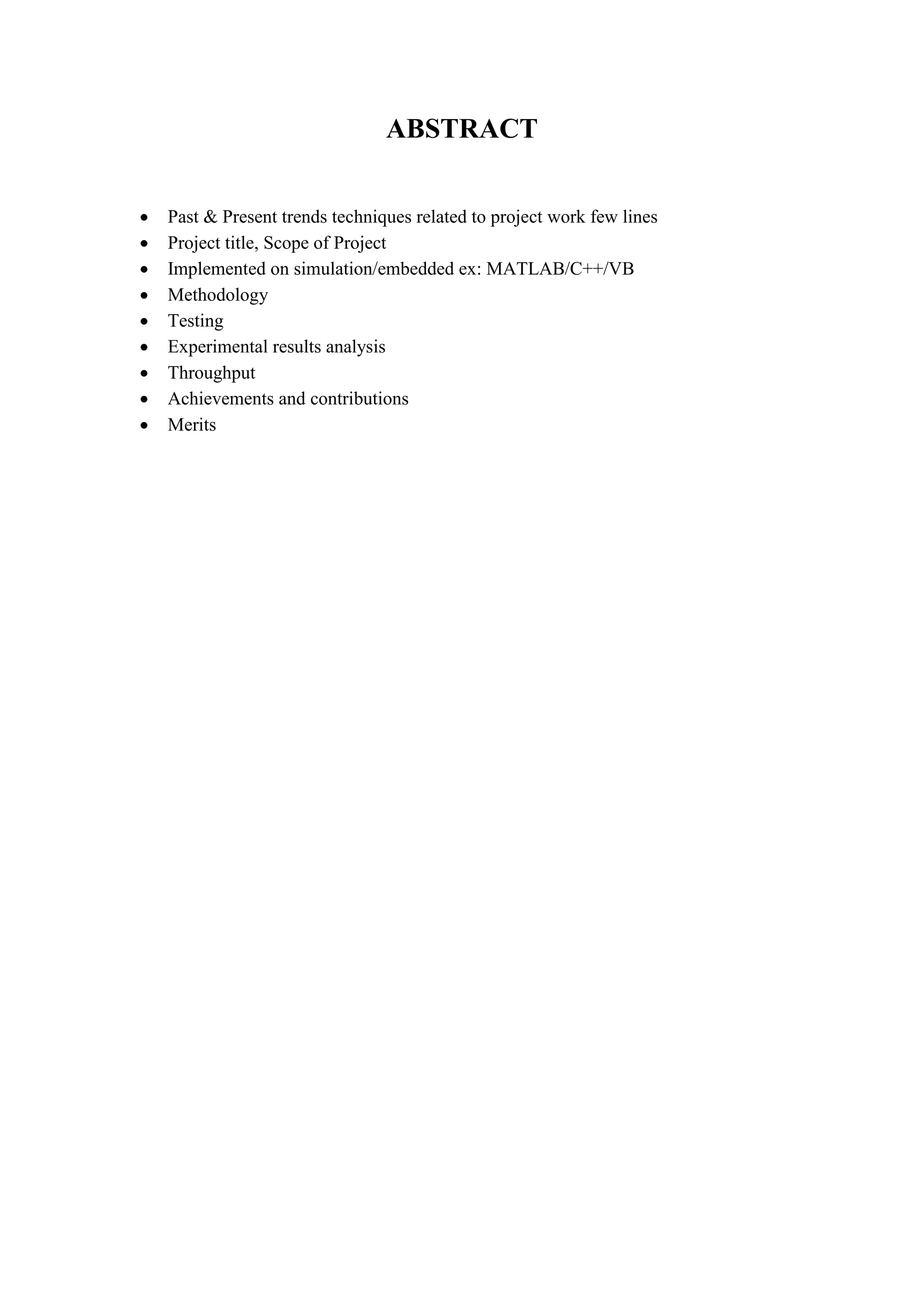 VTU PG Program-M.Tech Project Report Format | PDF