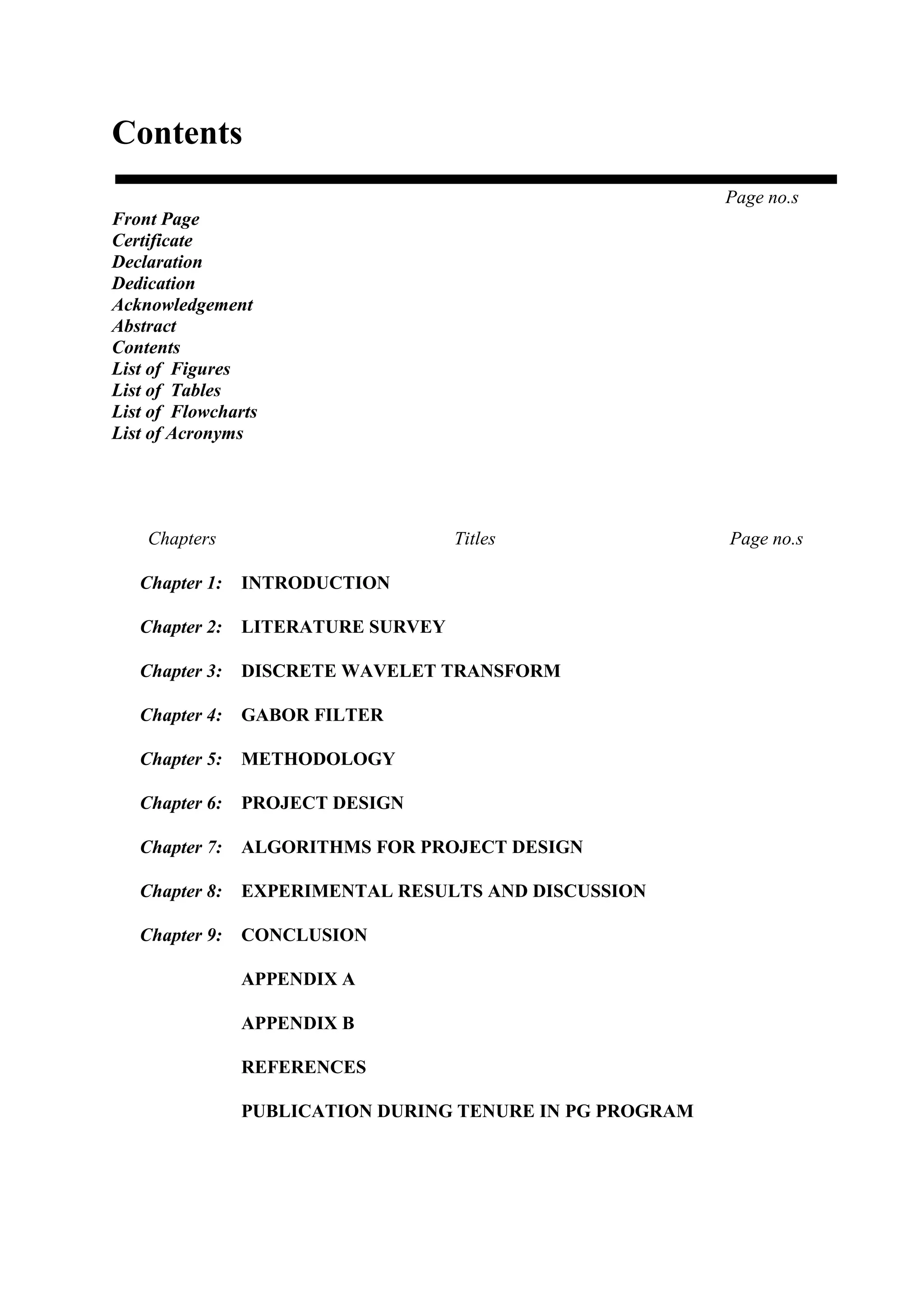 VTU PG Program-M.Tech Project Report Format | PDF