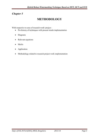 VTU PG Program-M.Tech Project Report Format | PDF