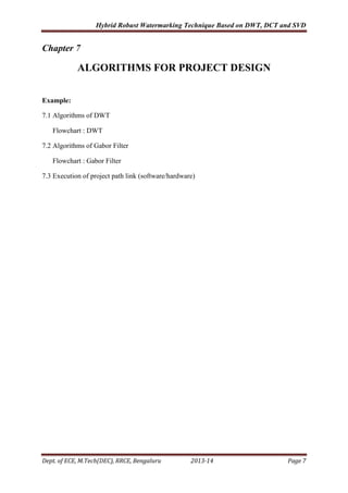 VTU PG Program-M.Tech Project Report Format | PDF